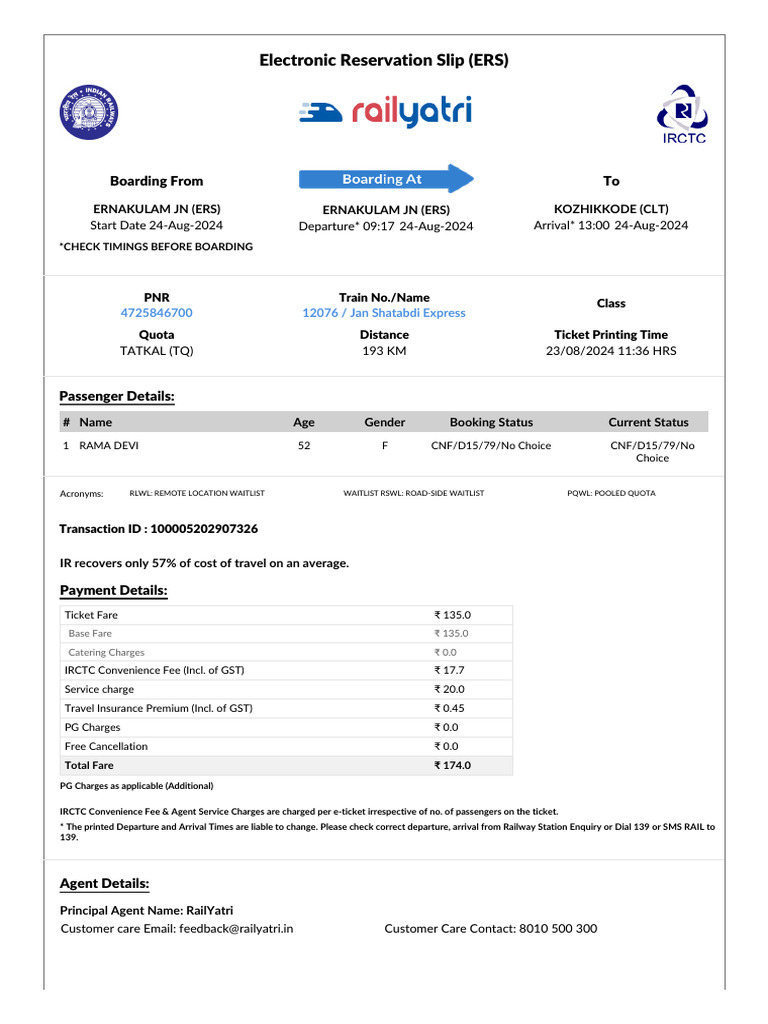 Ticket 4 | PDF | Identity Document