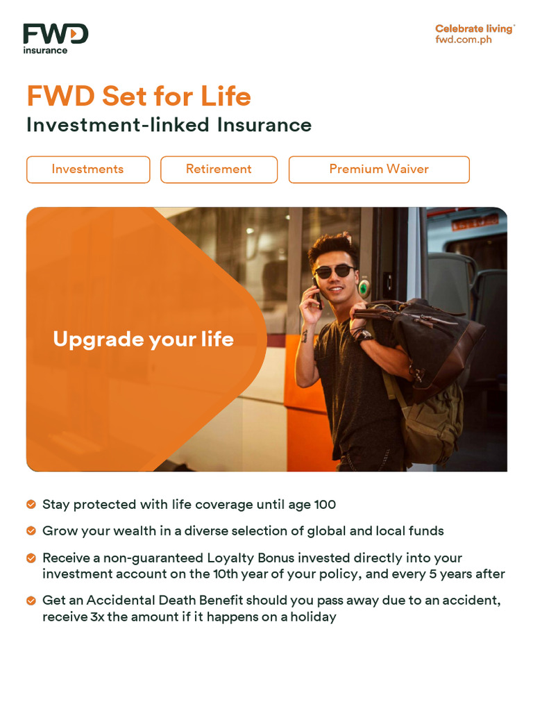 FWD Set for Life: Investment-Linked Insurance | PDF | Insurance | Life ...