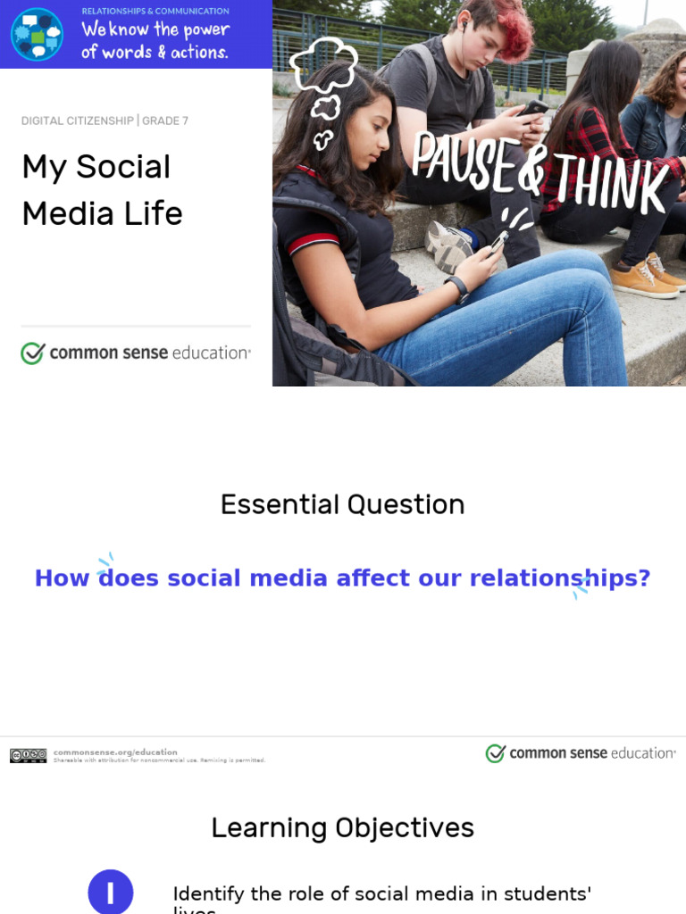Social Media's Impact on Relationships | PDF | Psychological Concepts ...