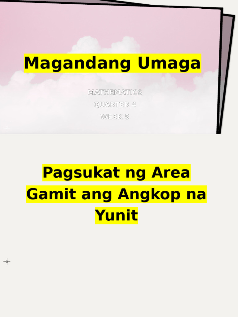 Mathematics q4w5 | PDF