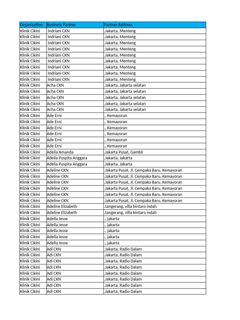 Data Pasien Loyal | PDF