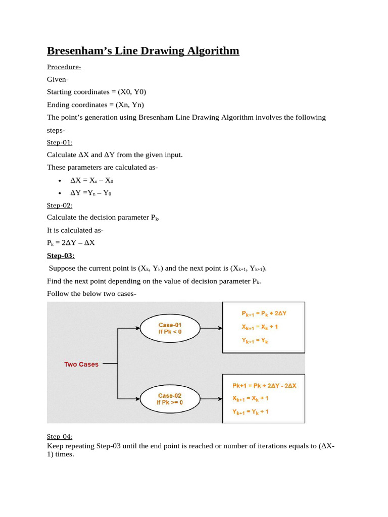 Bresenham | PDF