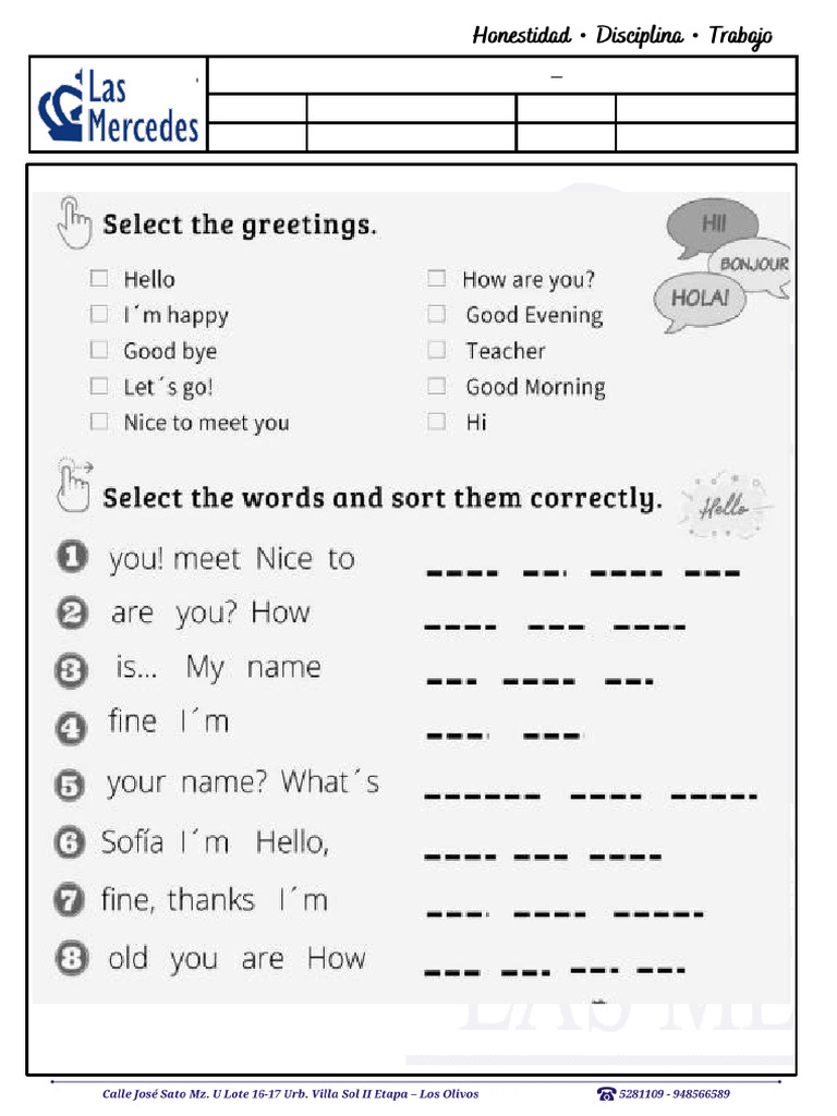 4° Elem. Week 2 | PDF