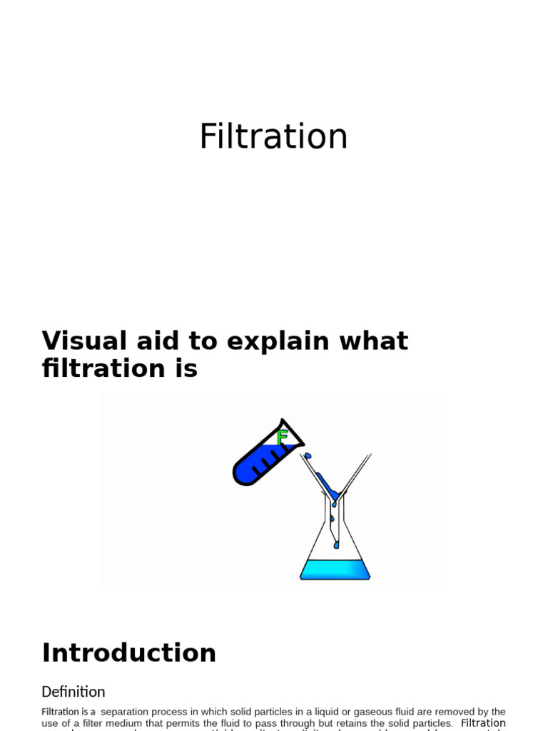 Understanding Filtration Processes | PDF