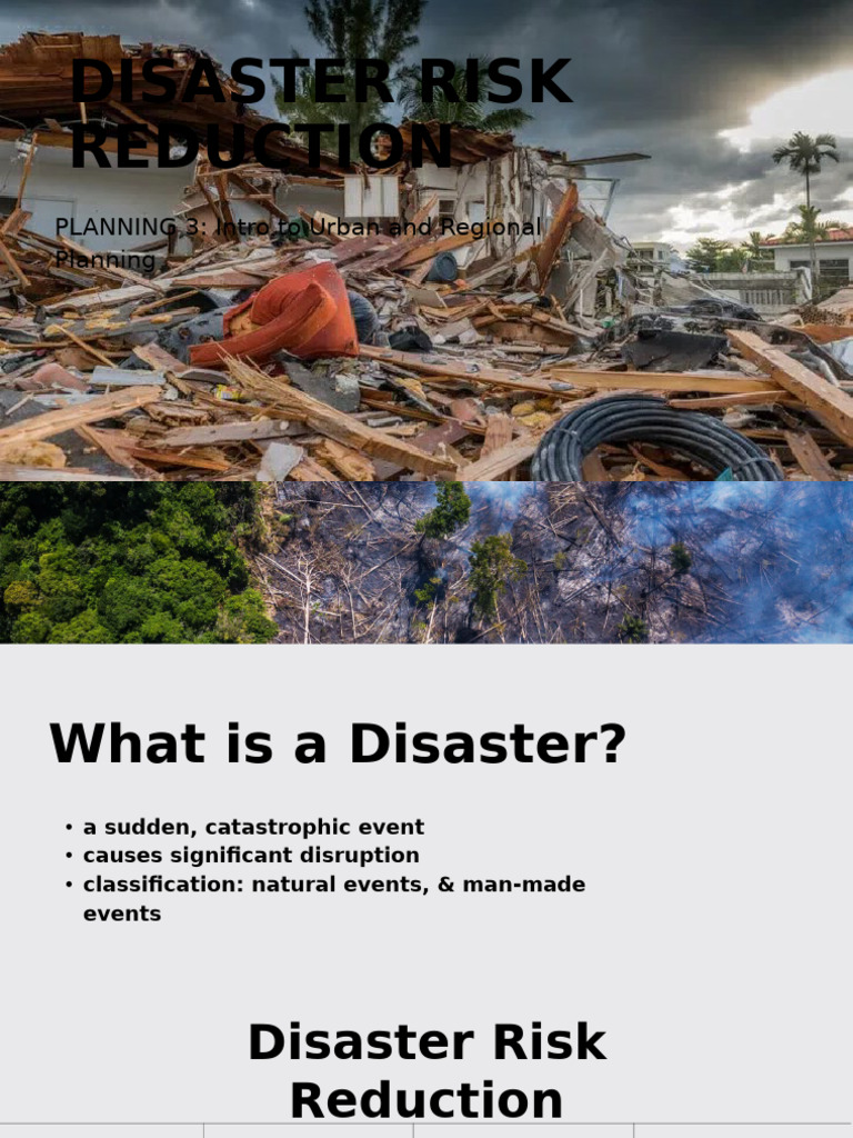 Disaster Risk Reduction | PDF | Risk | Emergency Management