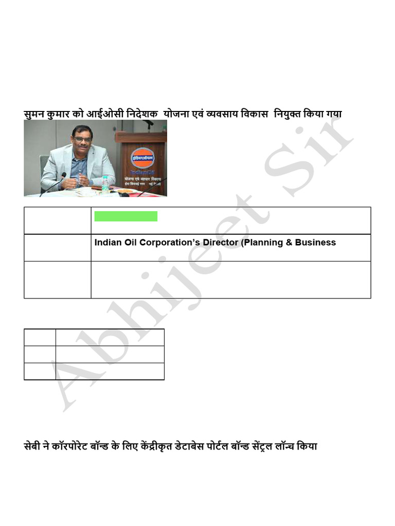 3rd March Current Affairs by Abhijeet Sir | PDF