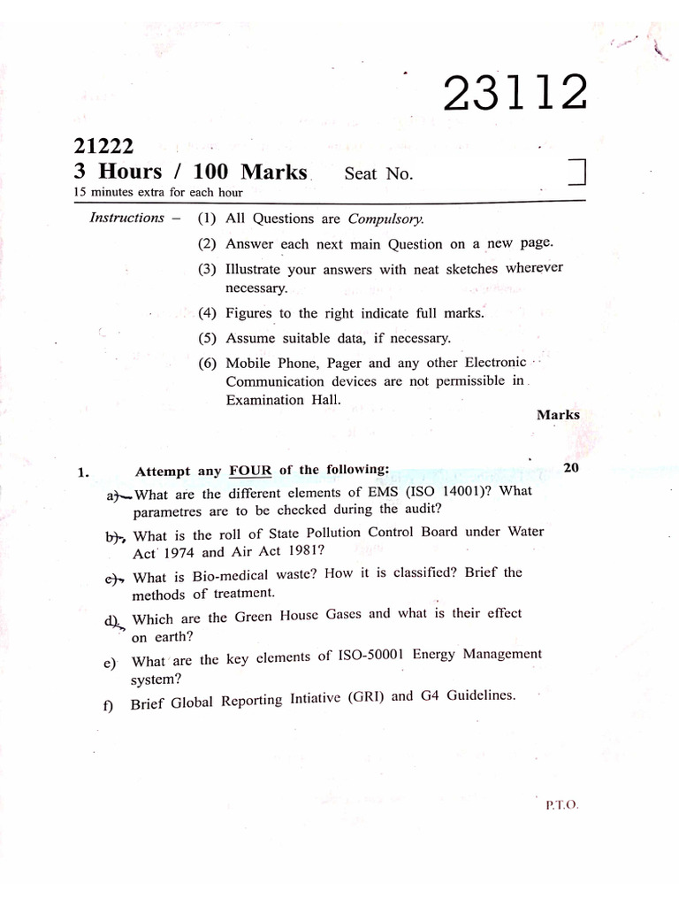 ADIS Question Paper | PDF