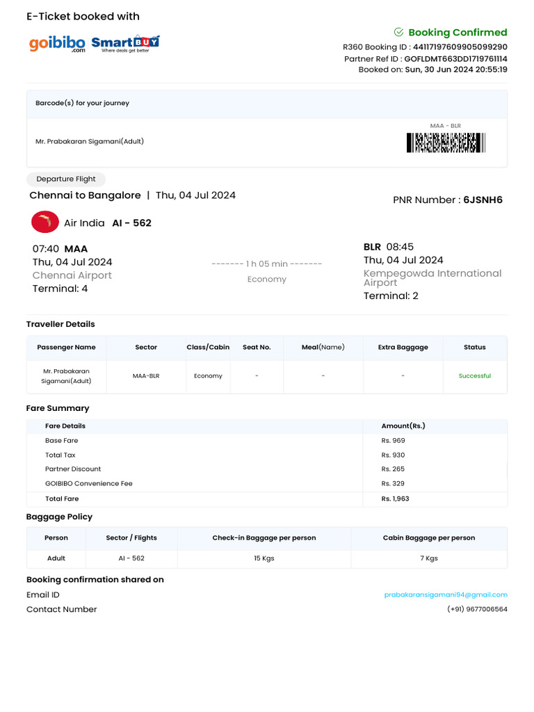 airticket | PDF