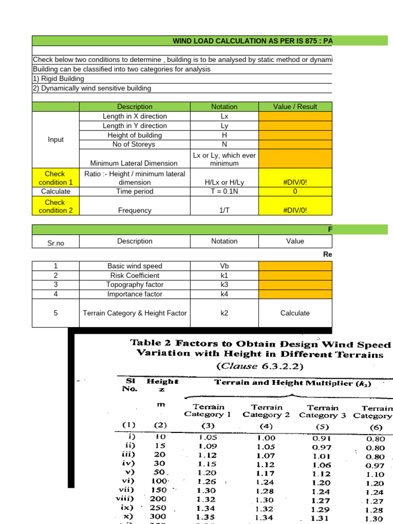 Wind Load Calculation Guide IS 875-3 | PDF | Applied And ...