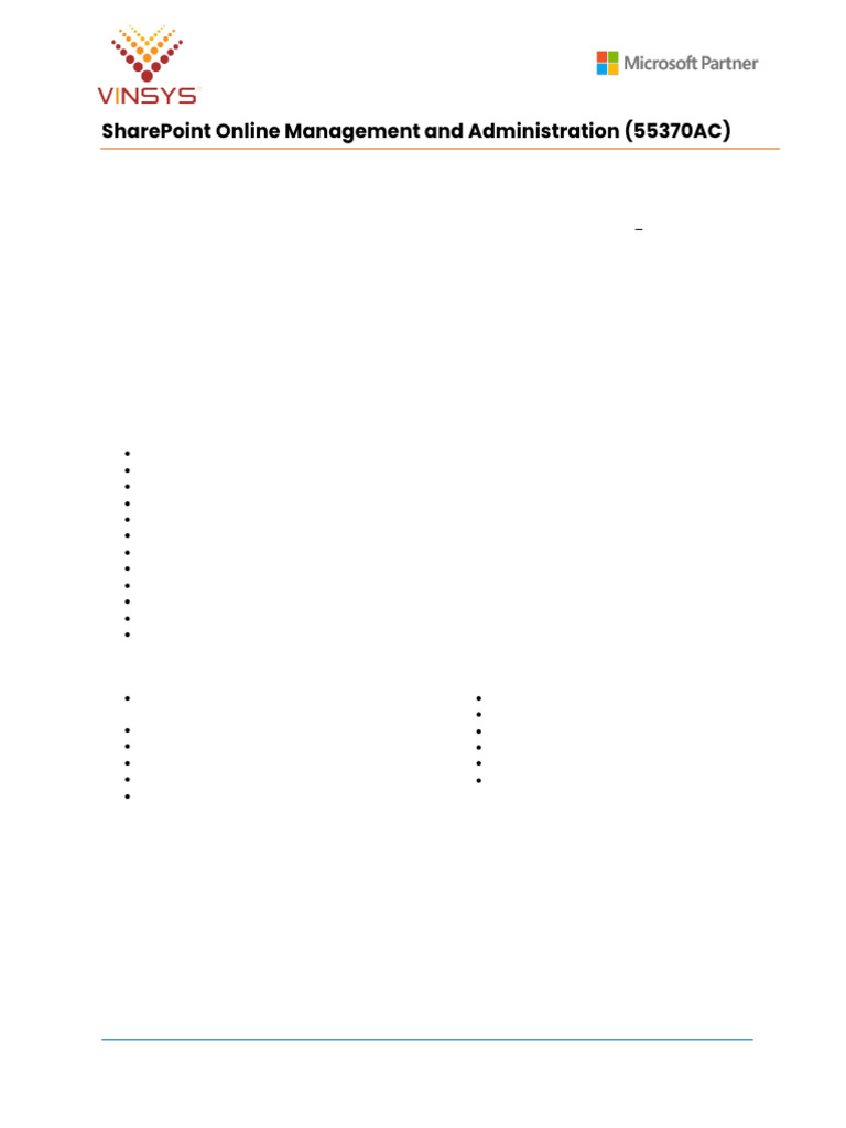 Training SharePoint Online Management and Administration (55370AC ...