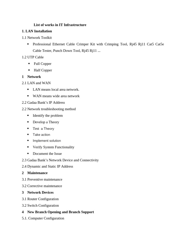 IT Infrastructure | PDF