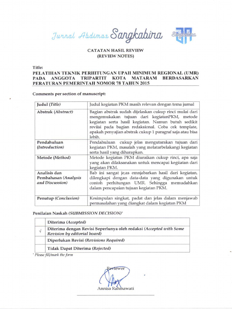 Pelatihan Teknik Perhitungan Upah Minimum | PDF