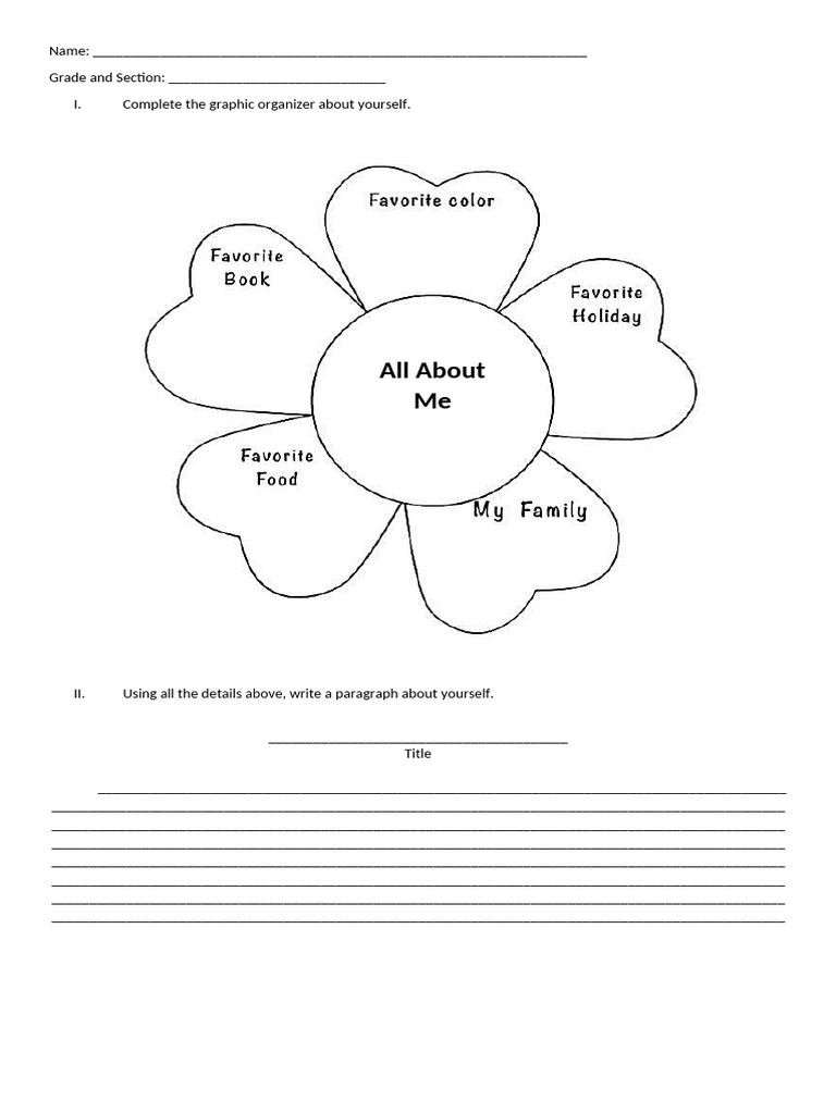 Activity Graphic Organizer | PDF