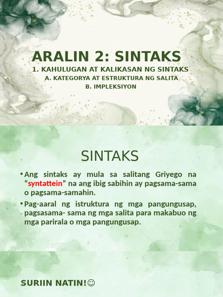 ARALIN-2-SINTAKS (1)_012158 | PDF