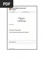 A2 Flyers Speaking Test: Find Differences | PDF | Student Assessment ...