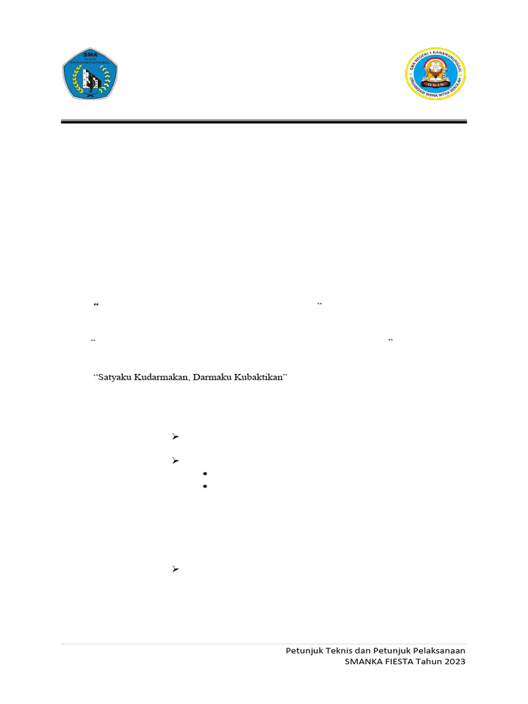 Juklak Juknis Fusa 2023 | PDF