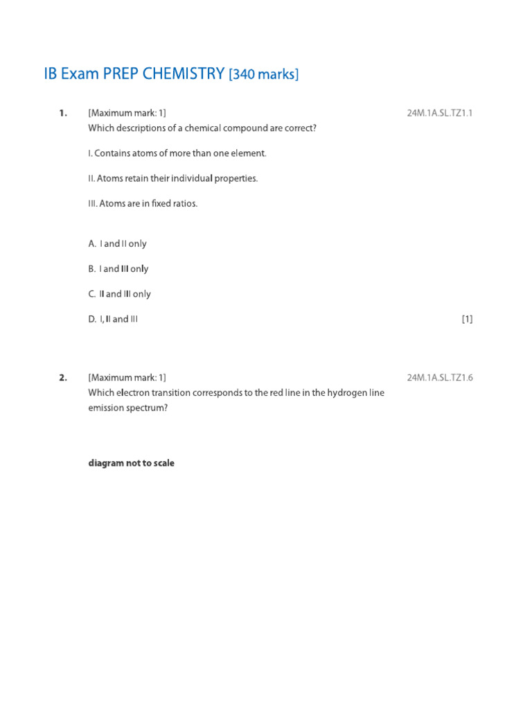 Ib Exam Prep Chemistry.pdf | PDF
