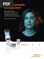 ePOC Blood Gas Analyzer SOP | PDF | Syringe