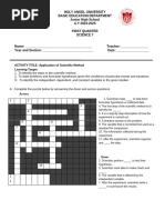 Sponge Bob Controls and Variables Answer Key | PDF | Hypothesis ...