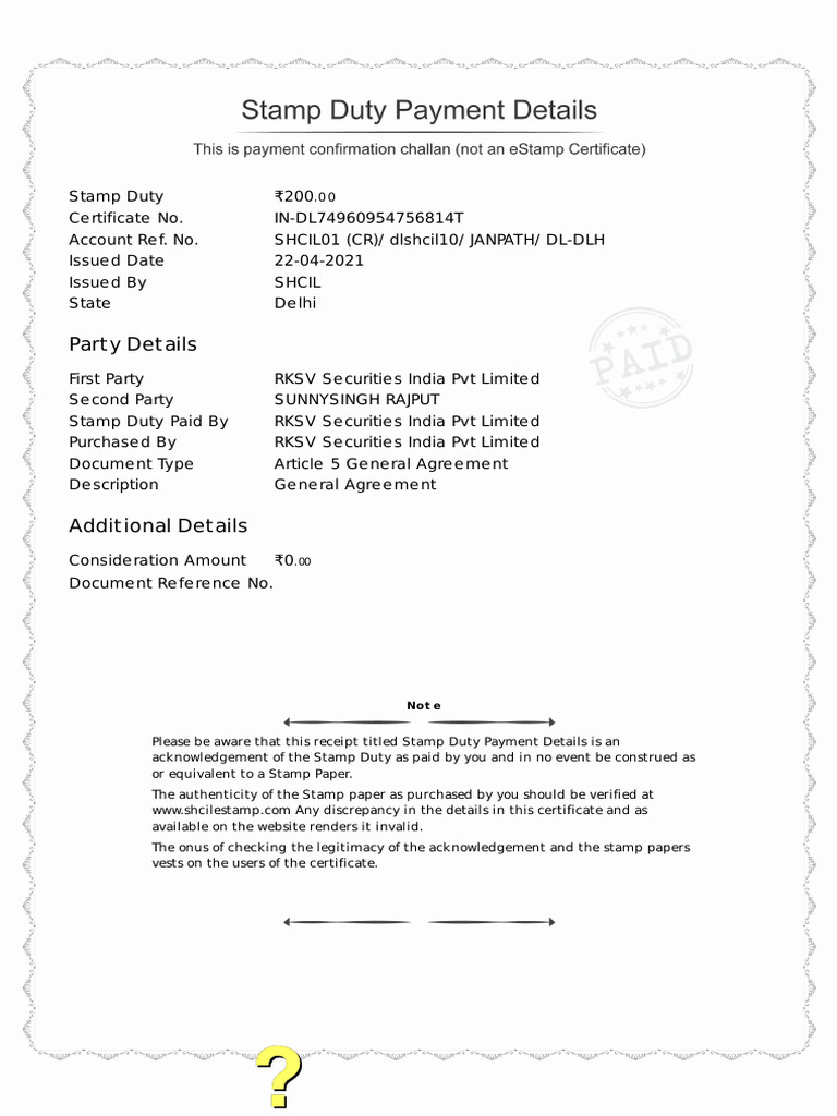 5bc1d255d0c45230d076ab0f All RKSV Sign | PDF | Stock Exchange | Indemnity