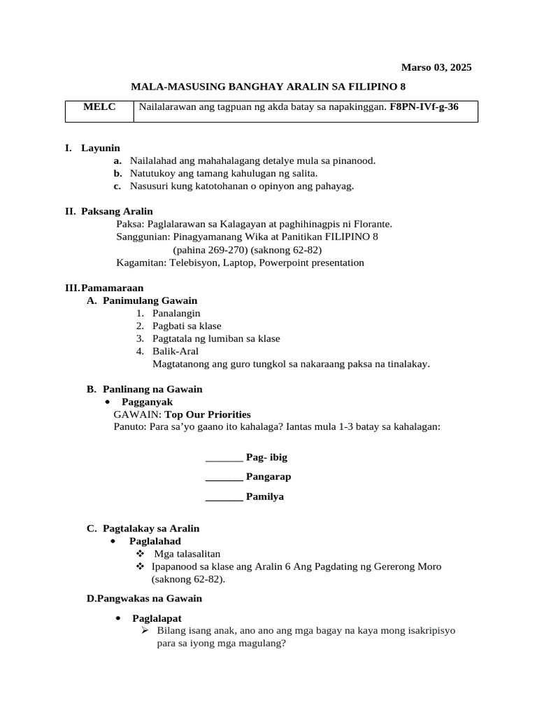 Gererong Morosdlp | PDF