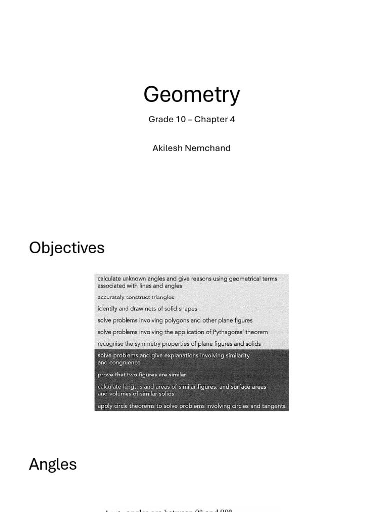 Chapter 5 - Geometry | PDF
