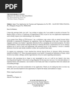 Cover Letter Korean Visa | PDF