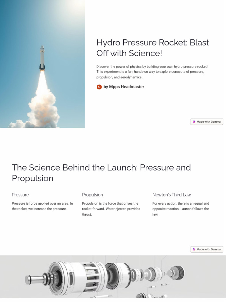 Build Your Own Hydro Pressure Rocket | PDF | Rocket | Thrust