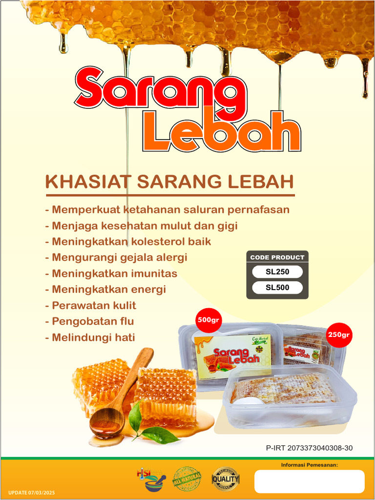 Brosure Sarang Lebah - 04012025 | PDF
