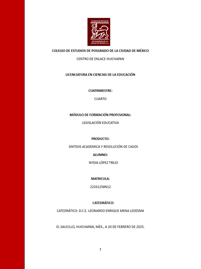 SINTESIS_Nydia López Trejo | PDF | Cuidado de la salud