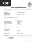 KYC Form for LPG Connection | PDF | Authentication | Access Control