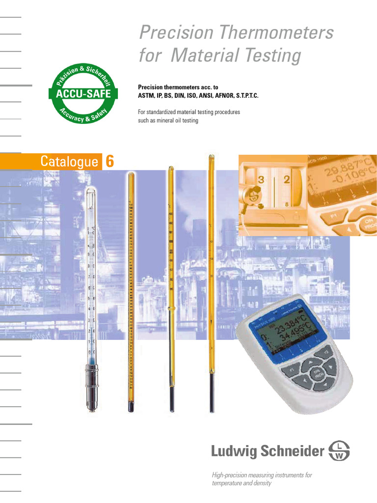 ASTM-IP-BS-thermometers | PDF | Thermometer | Sensor