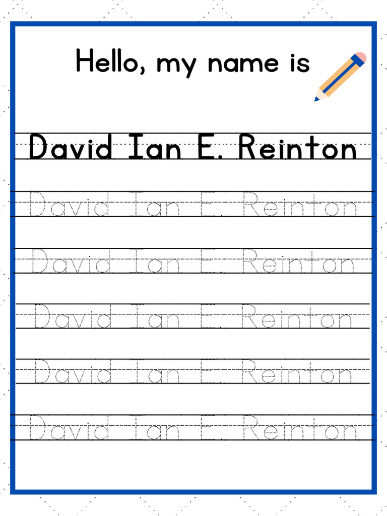 Black & White Alphabet Tracing Worksheet | PDF