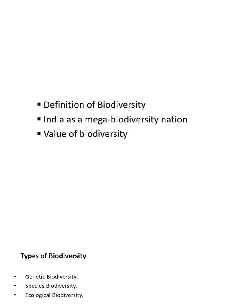 EVS Unit-3 (Biodiversity and Conservation) | PDF | Biodiversity | Endangered Species