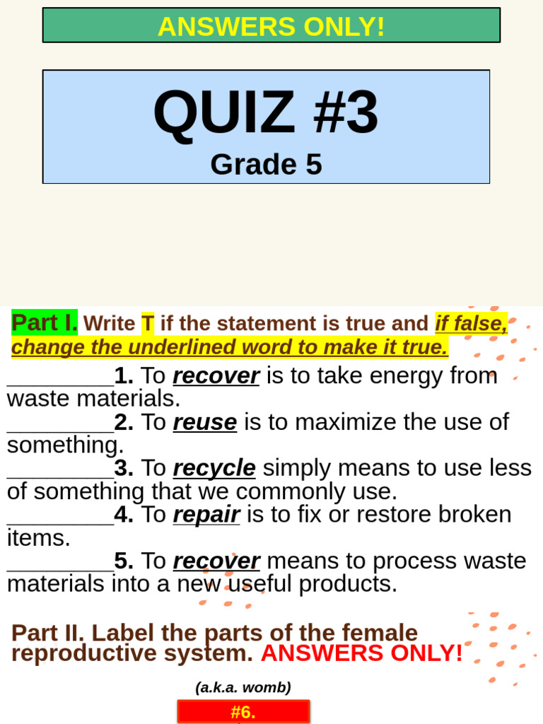 Lesson 3. Waste Management-How To Maximize The Things You Use | PDF ...