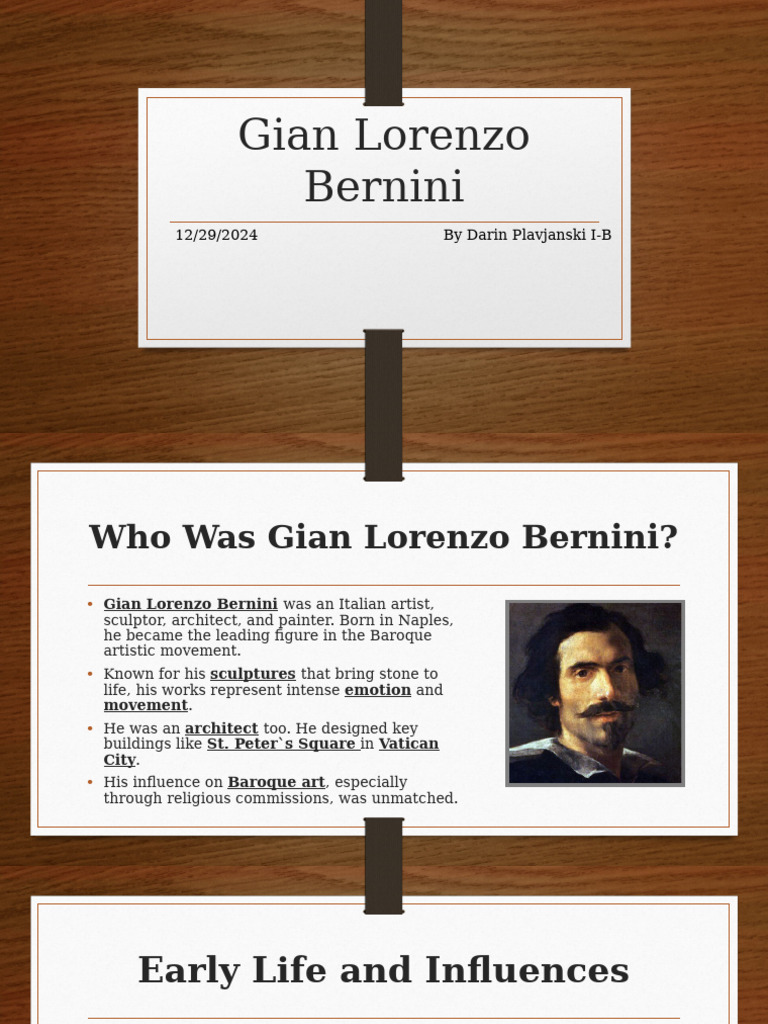 Gian Lorenzo Bernini Darin I-B | PDF