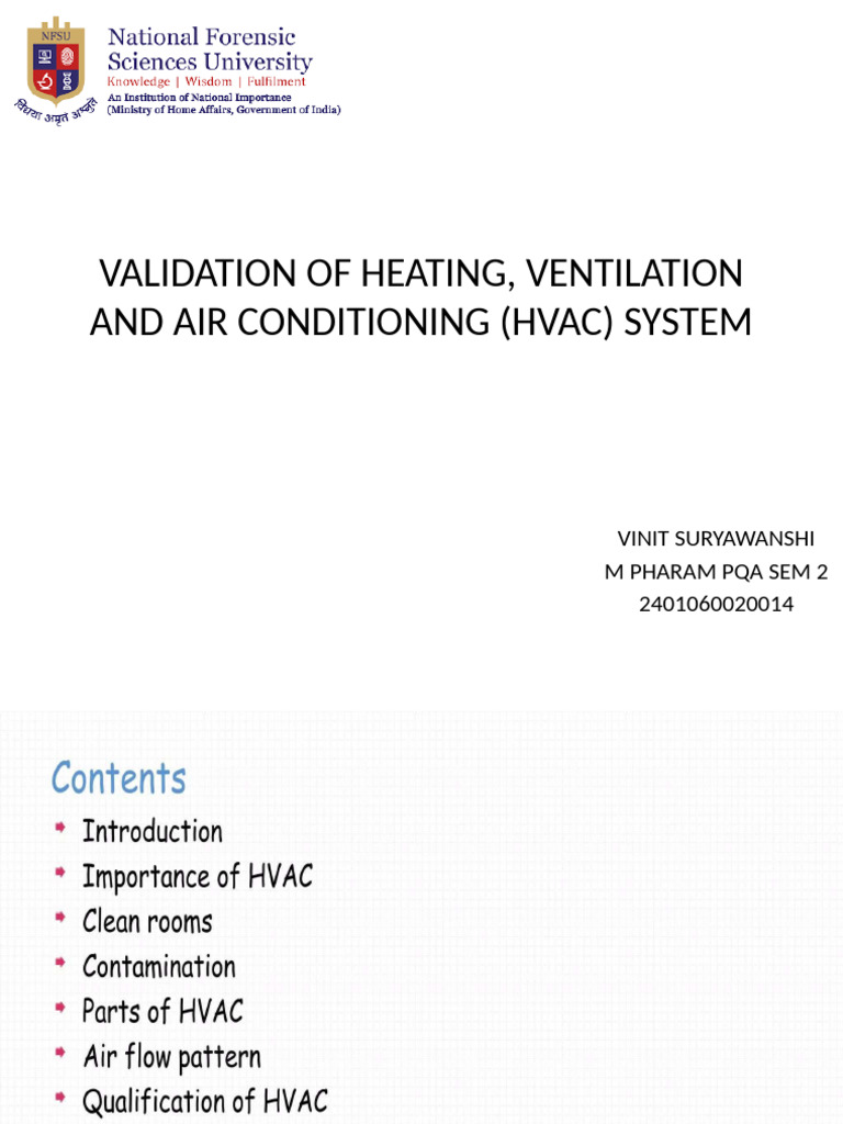 Hvac System | PDF