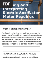 Meter Reading Worksheet for Grade 6 | PDF | Nature