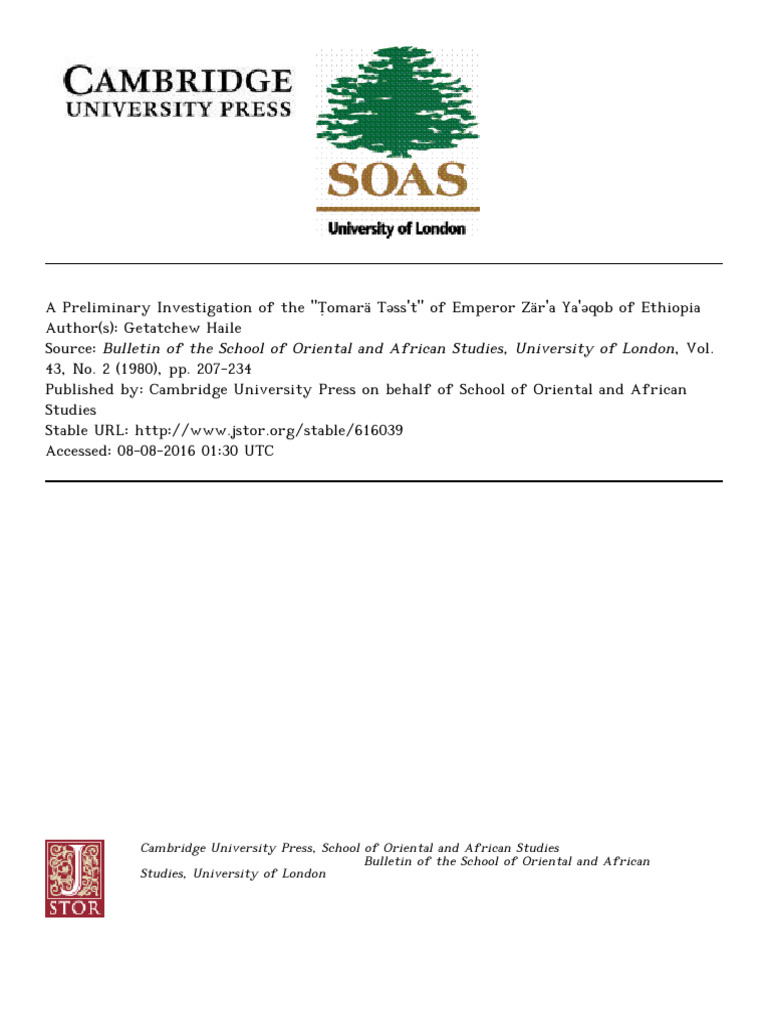 Getatchew Haile About Zärä Yáqob | PDF | Mary, Mother Of Jesus | Paul ...