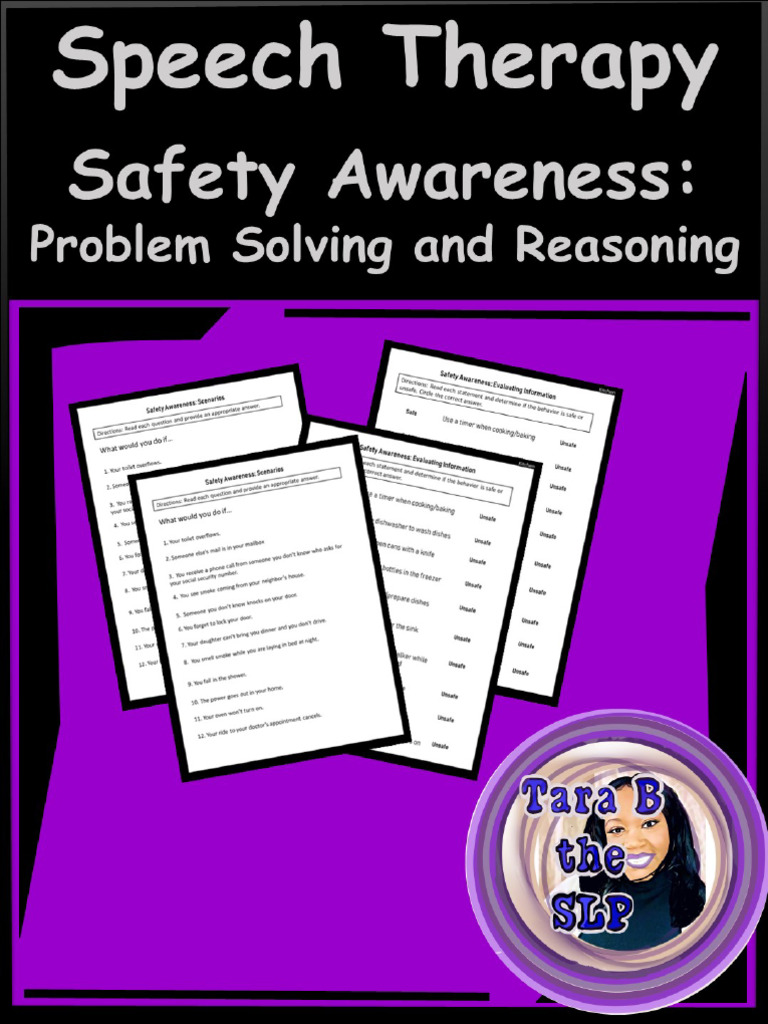FREESafetyAwarenessProblemSolvingandReasoningTasks 1 | PDF