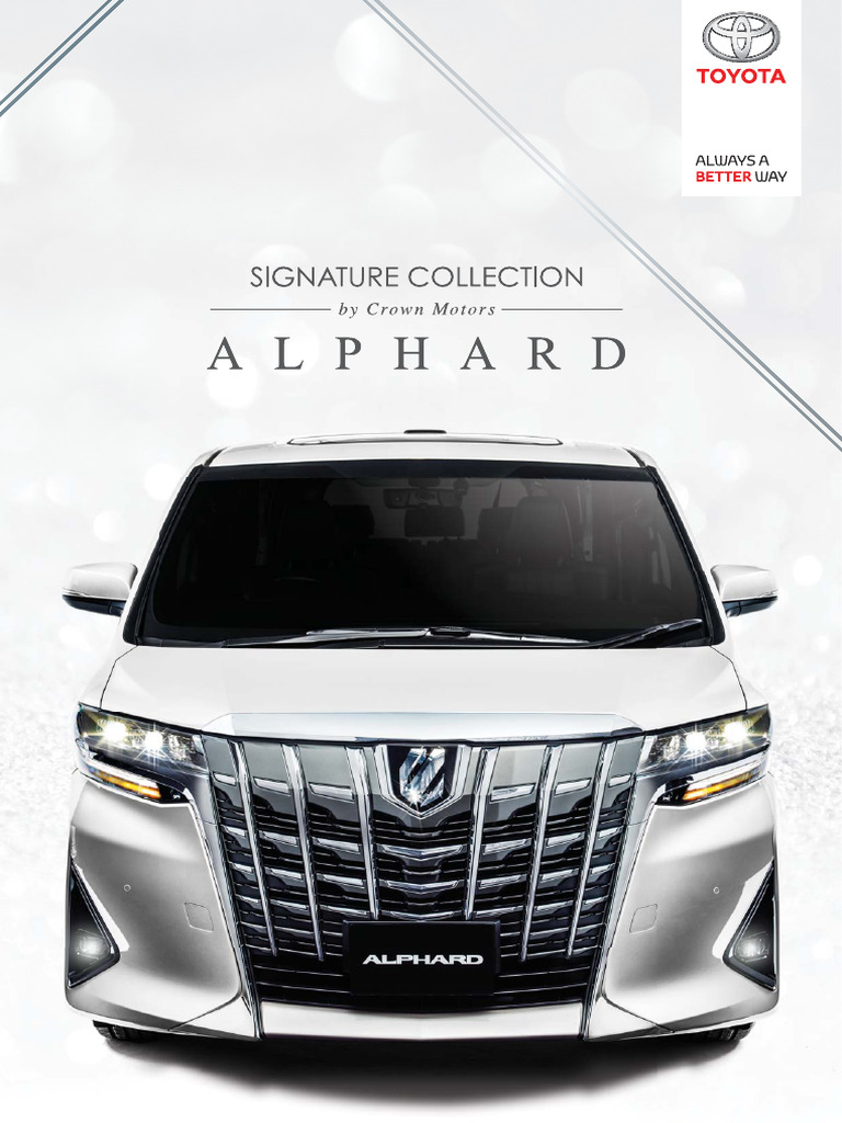 Toyota Alphard 2018 HK | PDF