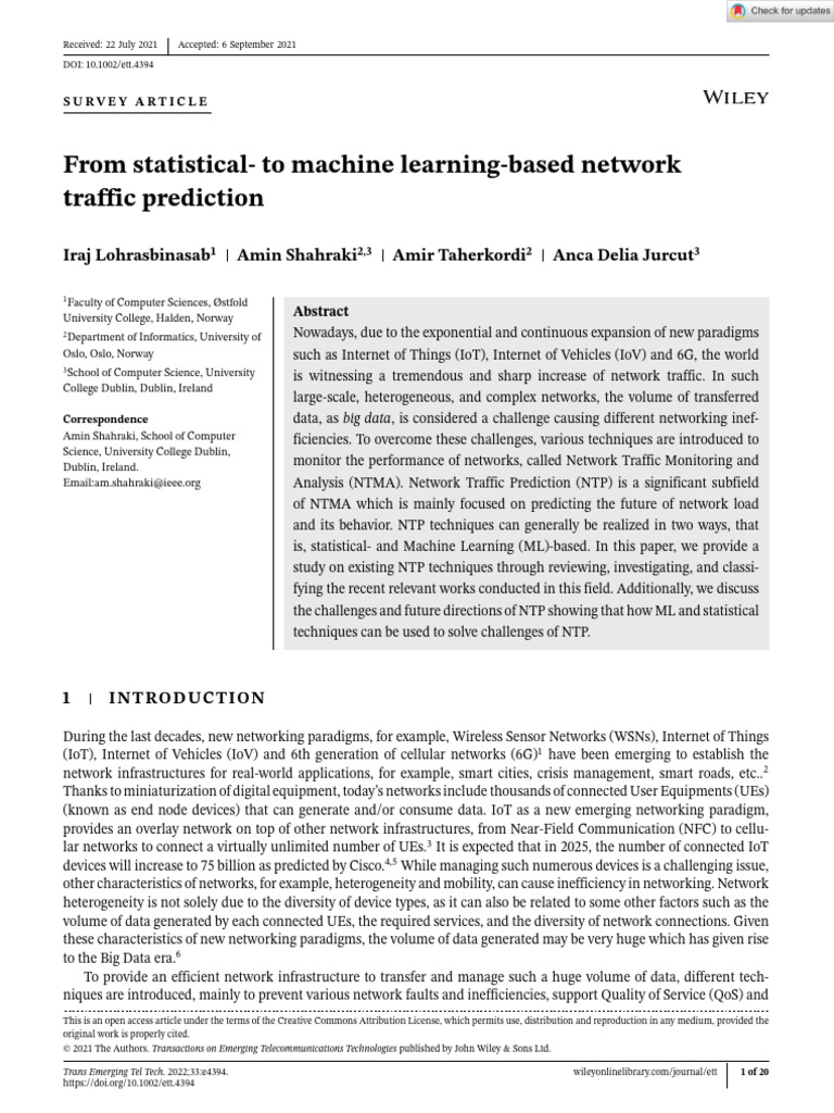Transactions on Emerging Telecommunications Technologies - 2021 ...