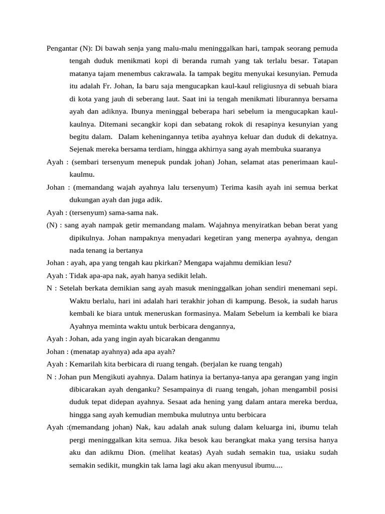 Drama Singkat | PDF