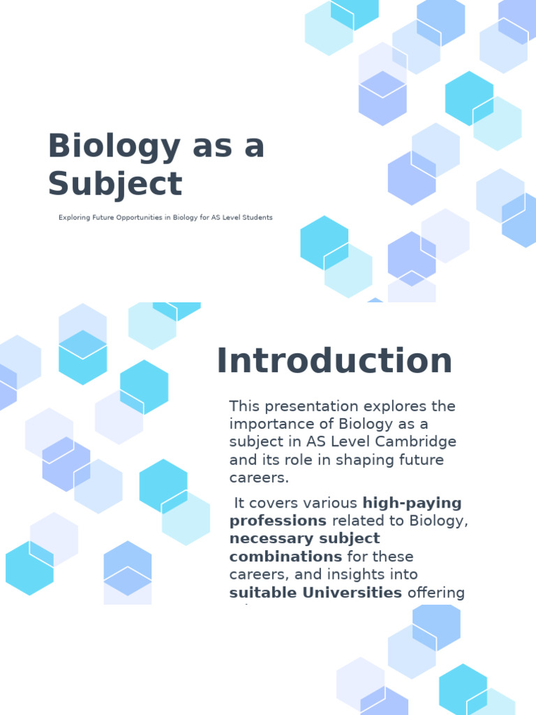 Future Career Paths in Biology | PDF | Biotechnology | Biology