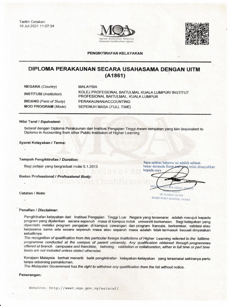 Mqa Shahirah Nazari | PDF