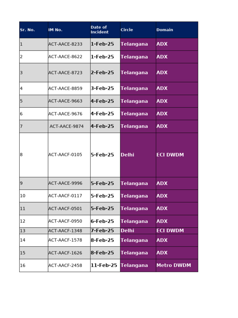 Fiber Incident Report - February 2025 | PDF