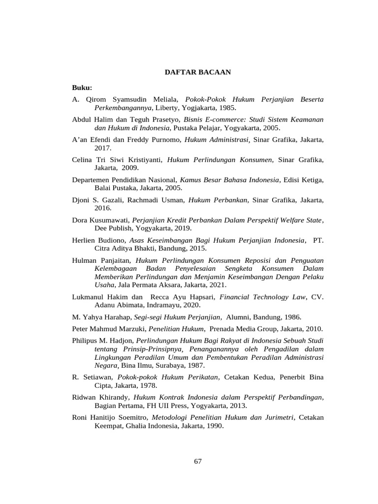 Daftar Bacaan (Ari) | PDF