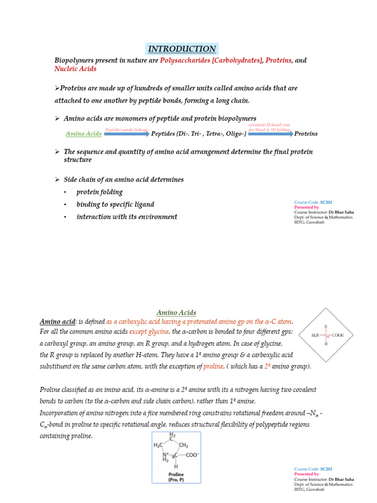 AA and Proteins | PDF | Amino Acid | Proteins