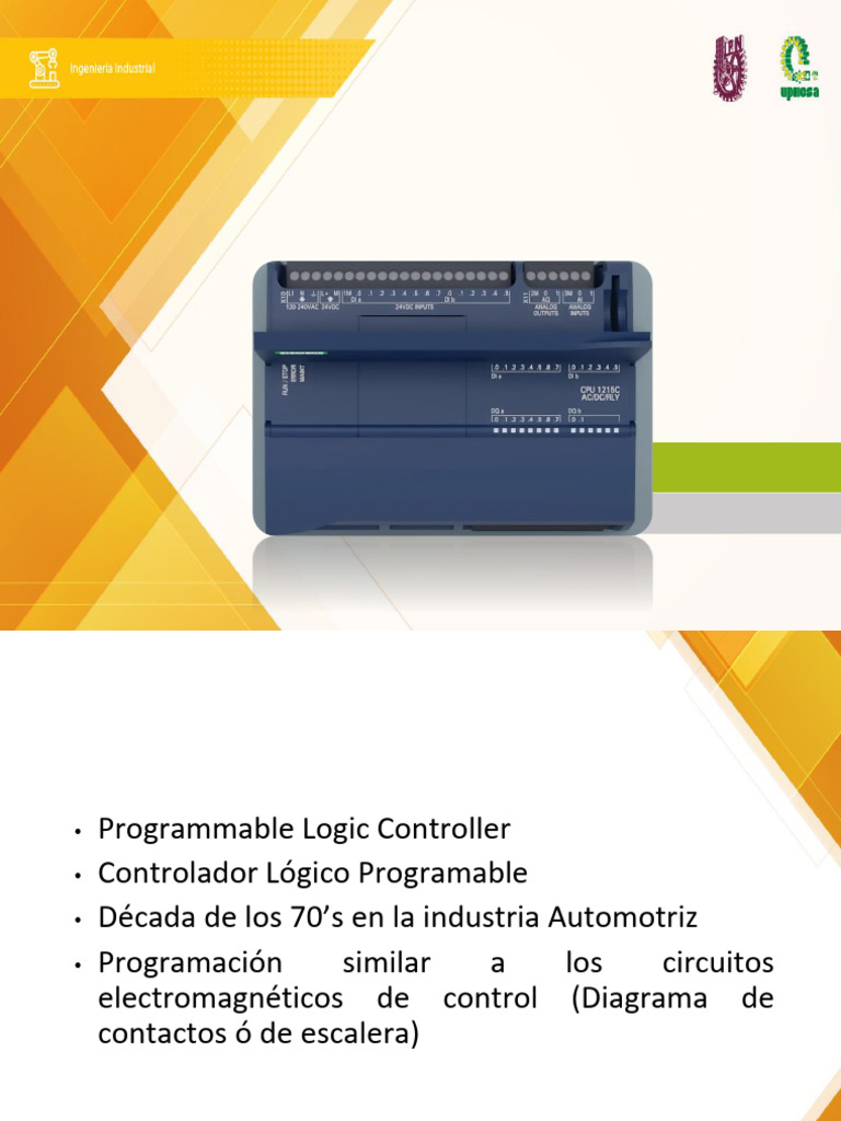 Introducción al Control Lógico Programable | PDF | Controlador lógico ...