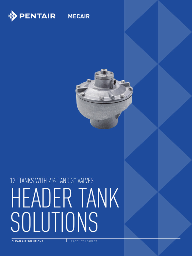 Mecair 12" Tanks with Valves Overview | PDF | Valve | Pipe (Fluid ...